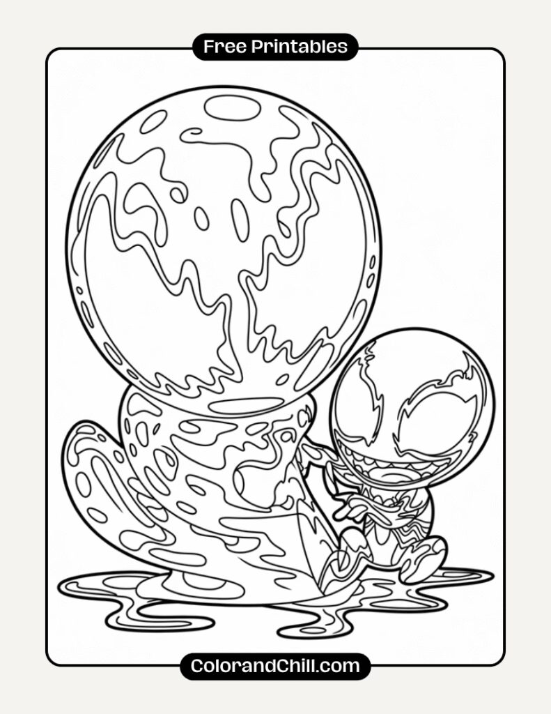 Free Carnage Coloring Page | Print & Color Venom's Foe - Free PDF ...