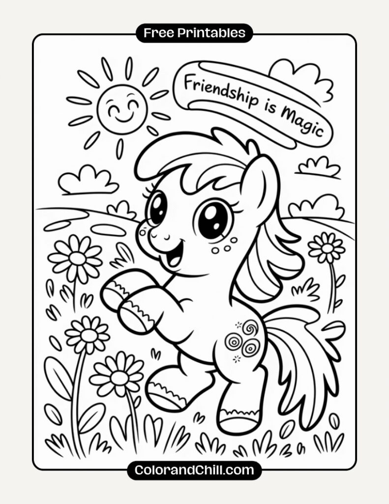 Free Printable MLP Coloring Pages for Kids & Adults - Free PDF Printables