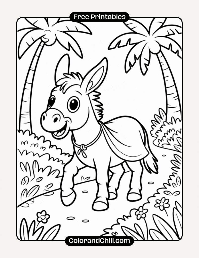 Free Printable Palm Sunday Coloring Pages for Kids - Free PDF Printables