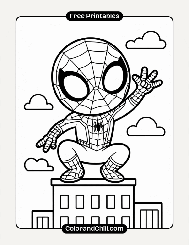 Free Printable Spider-Man Coloring Pages for Kids - Free PDF Printables