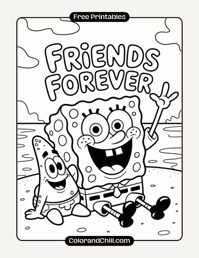 Free Spongebob Coloring Pages | Print & Color Fun - Free PDF Printables