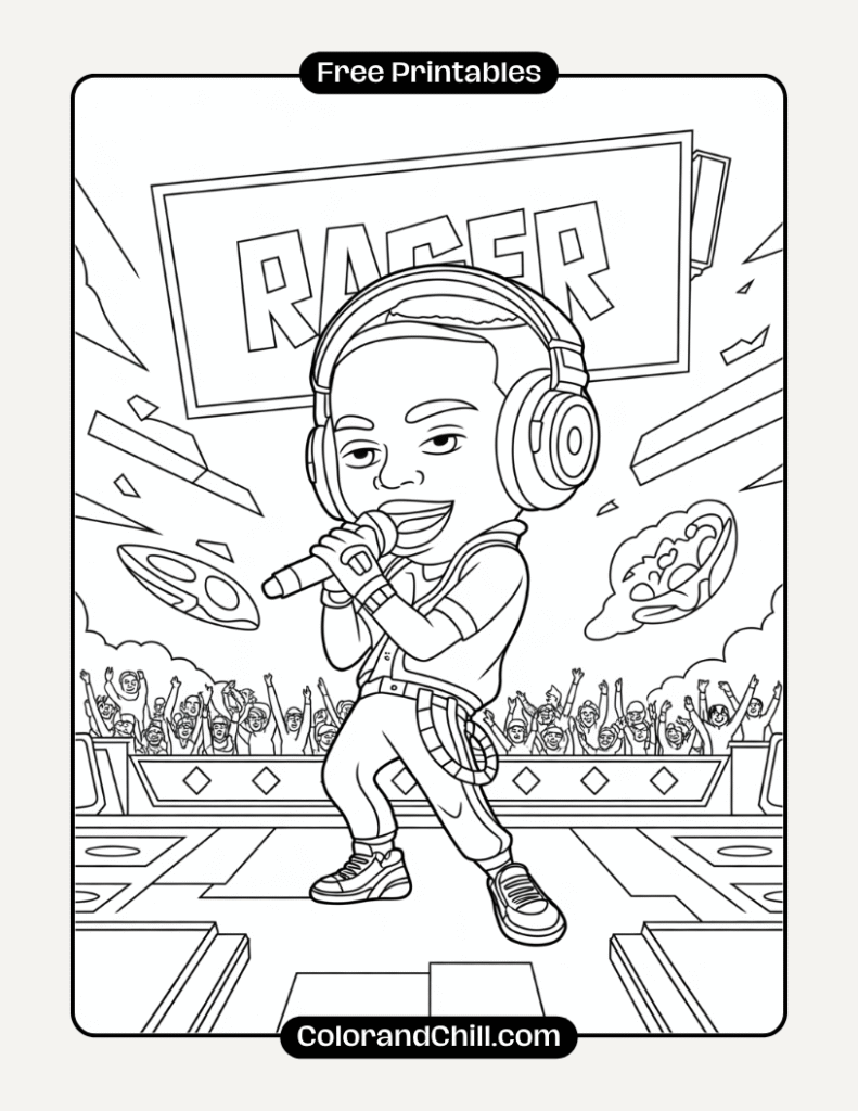 Free Printable Travis Scott Fortnite Coloring Pages For Kids - Free PDF ...